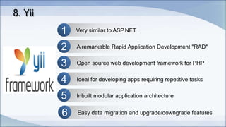 10 Top Web Development Frameworks | PPTX