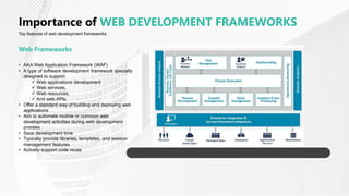 10 Top Web Development Frameworks | PPTX