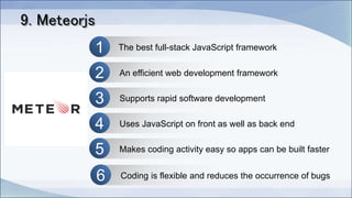 10 top web development frameworks (new version 21 11) | PPT