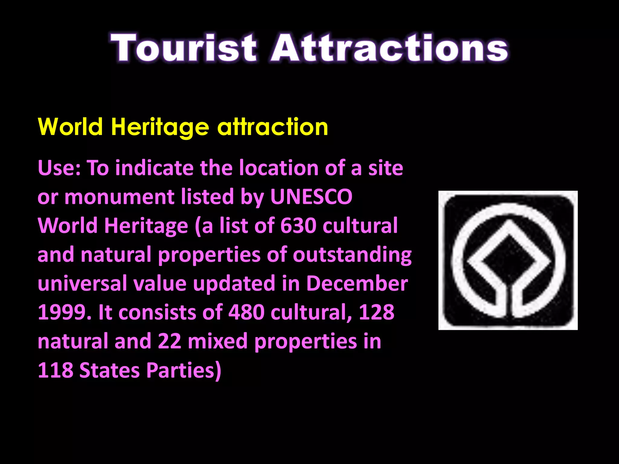 Tourism Signs and Symbols | PPTX
