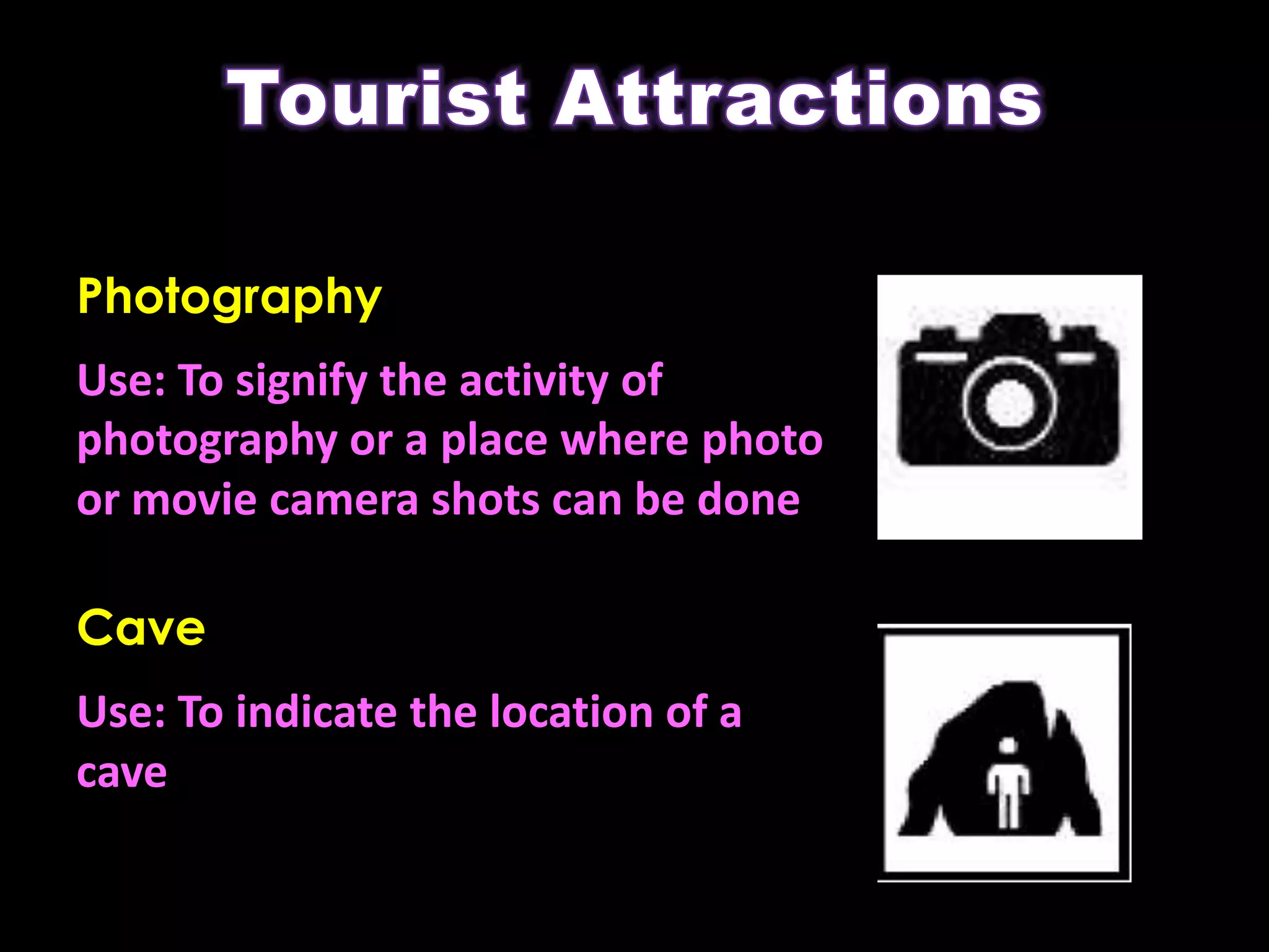 Tourism Signs and Symbols | PPTX