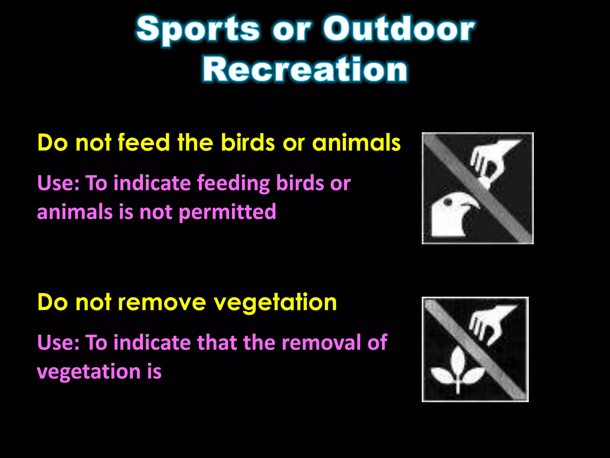 Tourism Signs and Symbols | PPTX