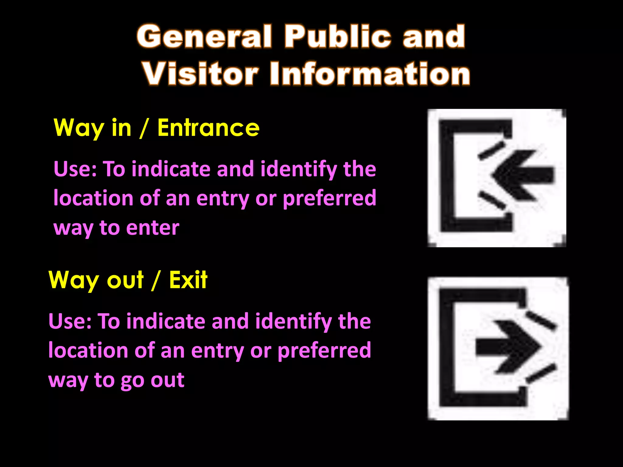 Tourism Signs and Symbols | PPTX