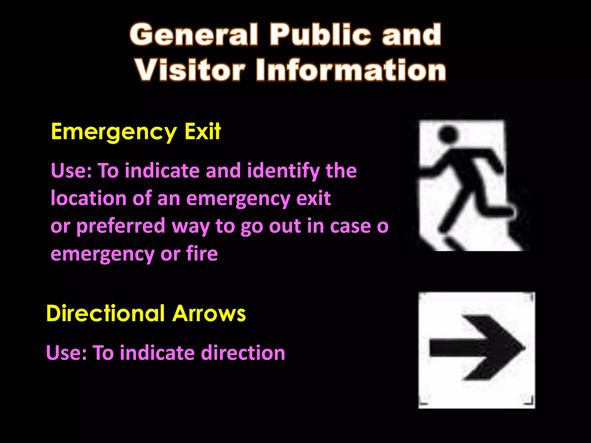 Tourism Signs and Symbols | PPTX