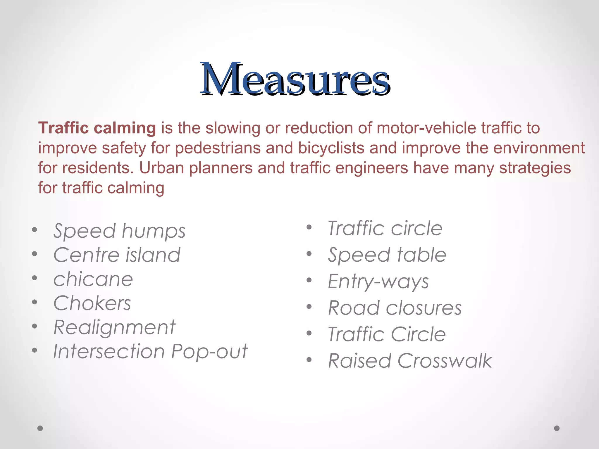 10 traffic calming | PPT