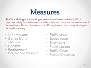 10 traffic calming | PPT