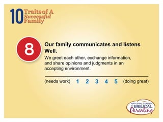10 Traits of a Successful Family | PPTX