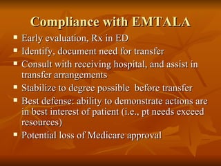 10 trauma patient transfers | PPT