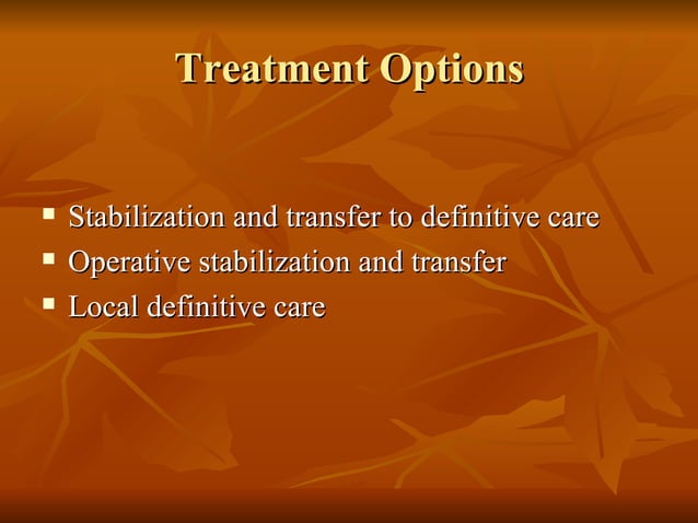 10 trauma patient transfers | PPT