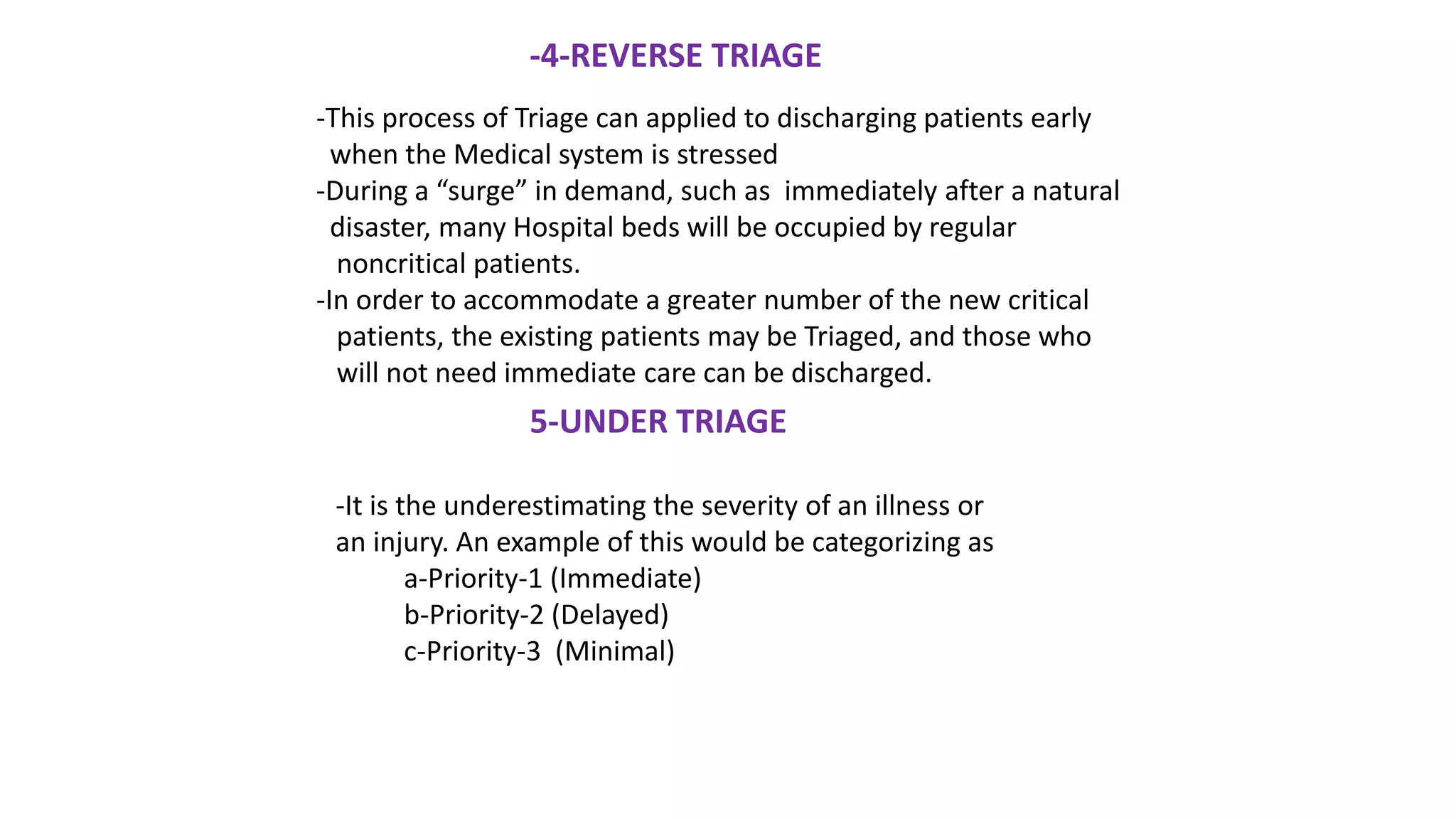 triage Department-Medicine | PDF