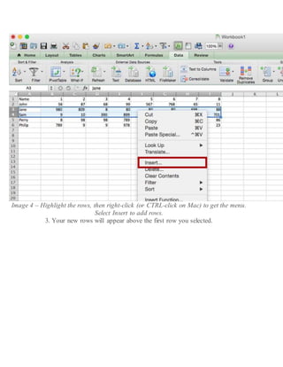 Right click on excel for a mac - powenbasics