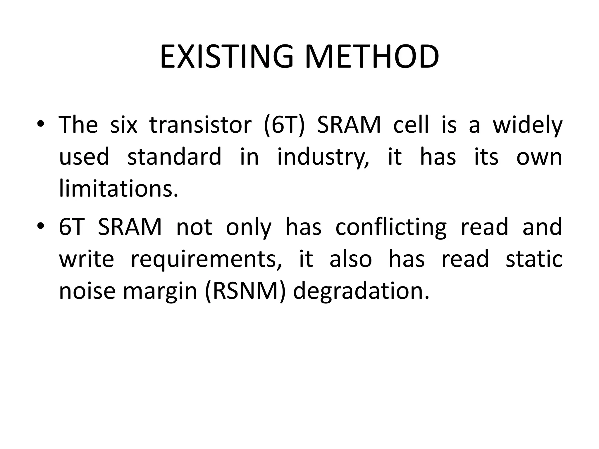 10T SRAM Using Half-VDD Precharge and.pptx