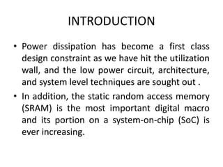 10T SRAM Using Half-VDD Precharge and.pptx
