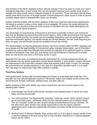 Types of Criminal Background Checks | PDF