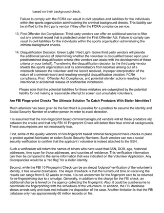 Types of Criminal Background Checks | PDF