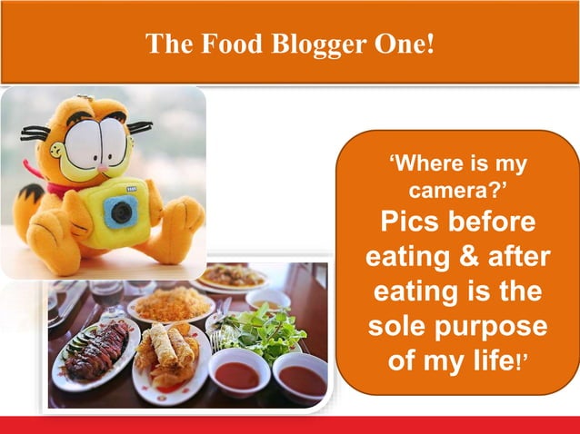 10 types of foodies! | PPTX