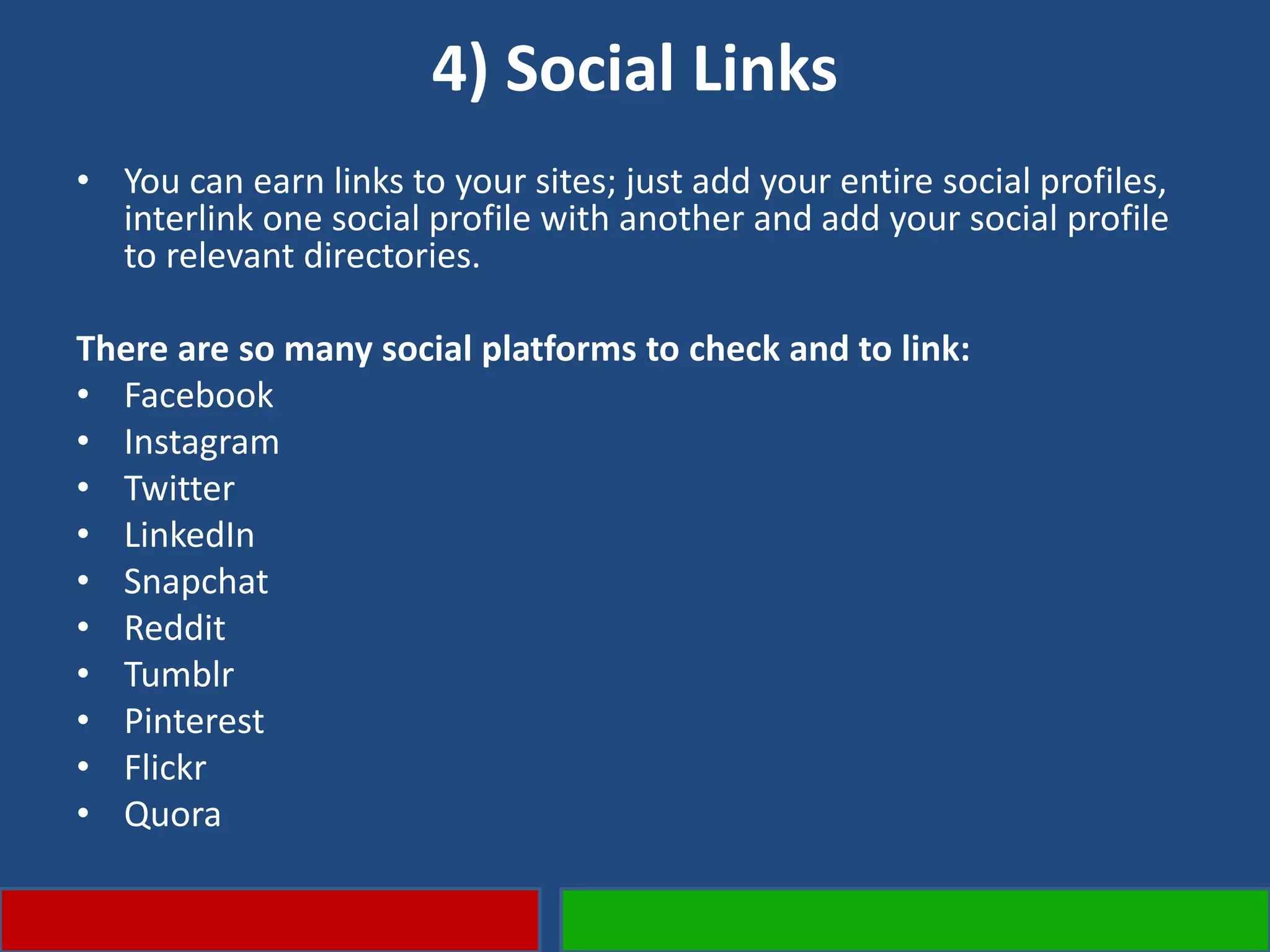 10 types of link building | PPTX