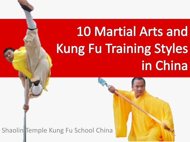 10 Martial Arts and Kung Fu Training Styles in China | PPTX