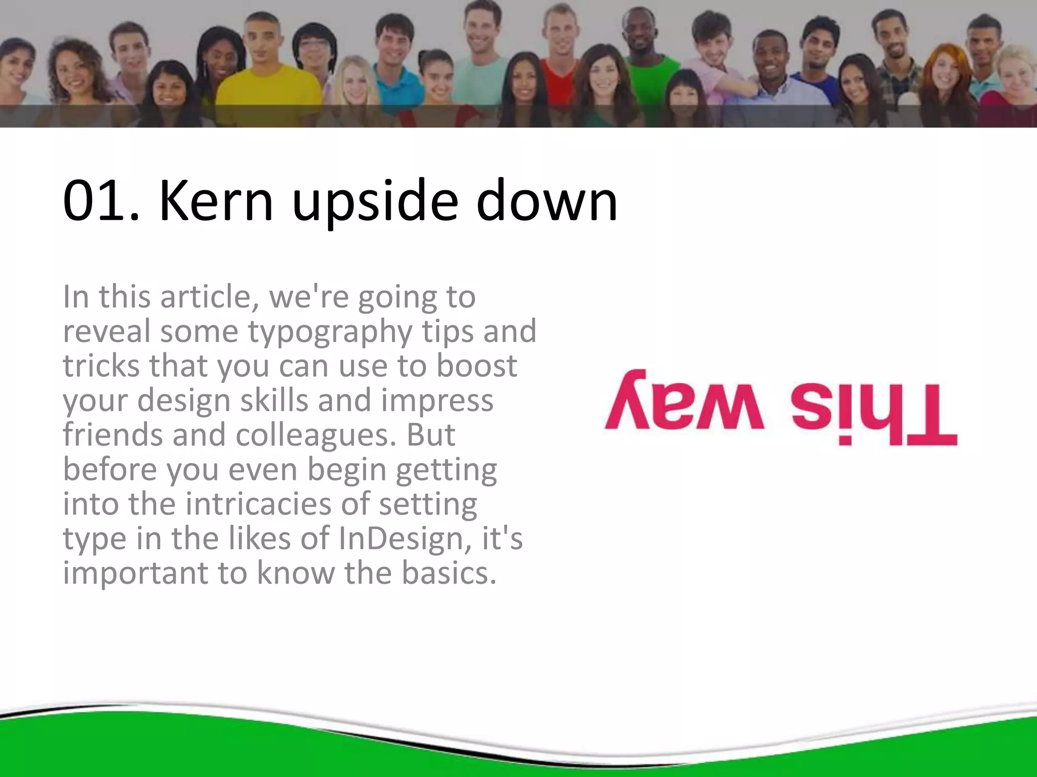 10 typography tricks every designer should know | PPT