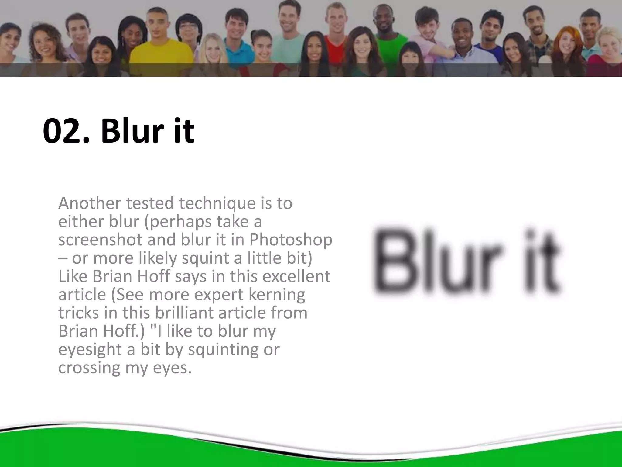 10 typography tricks every designer should know | PPT