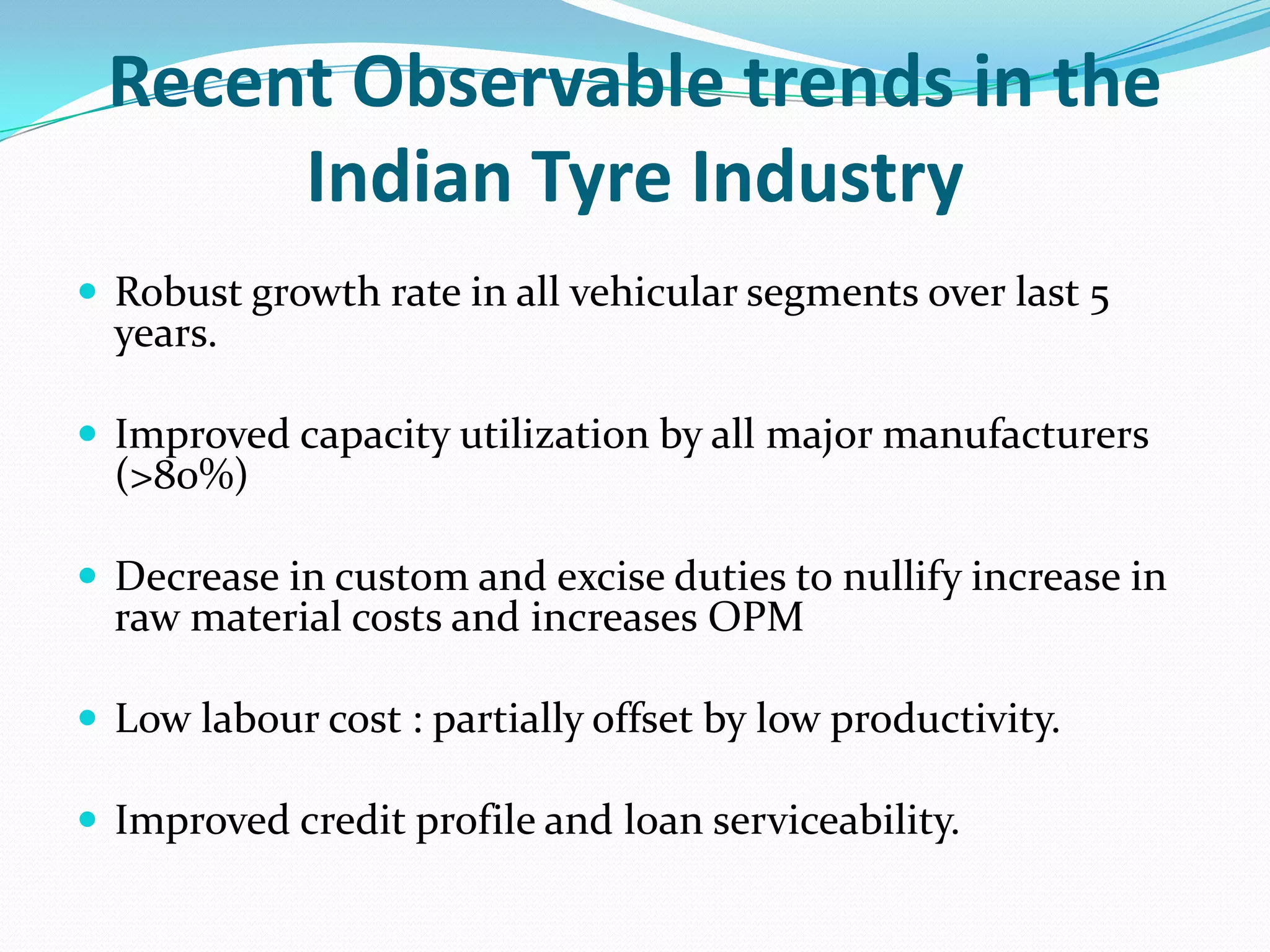 Tyre Industry Analysis | PPTX