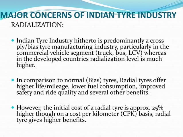 Tyre Industry Analysis | PPTX