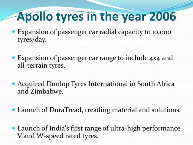 Tyre Industry Analysis | PPT