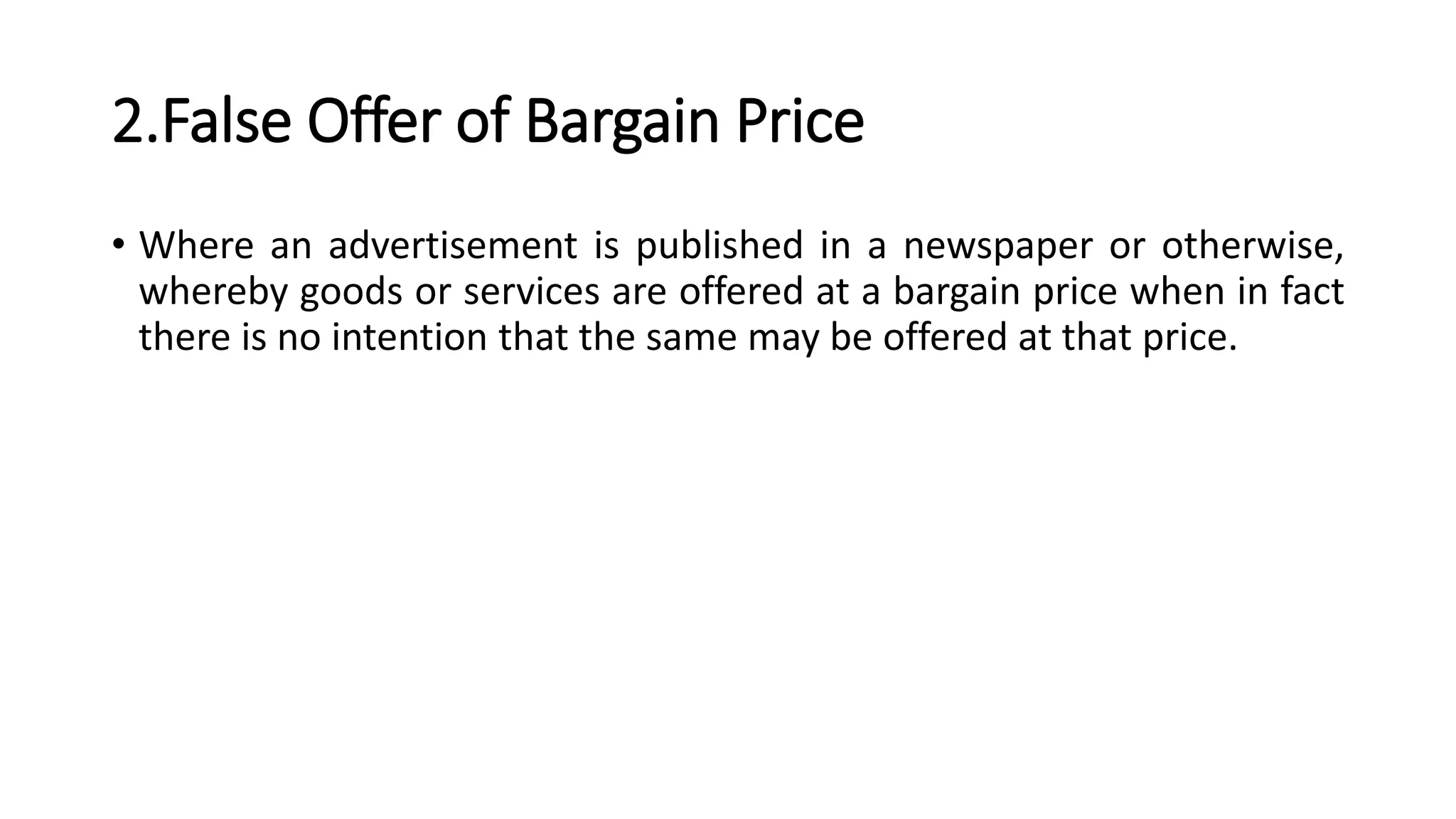 Unfair trade practices | PPTX