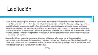 Soluciones. Tipos de soluciones. Solubilidad. Unidades de concentración ...