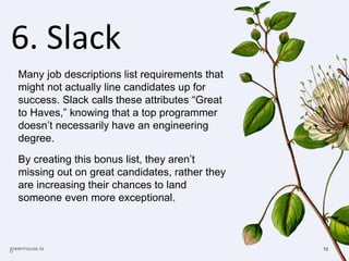 10 Unique Job Description Examples | PPTX