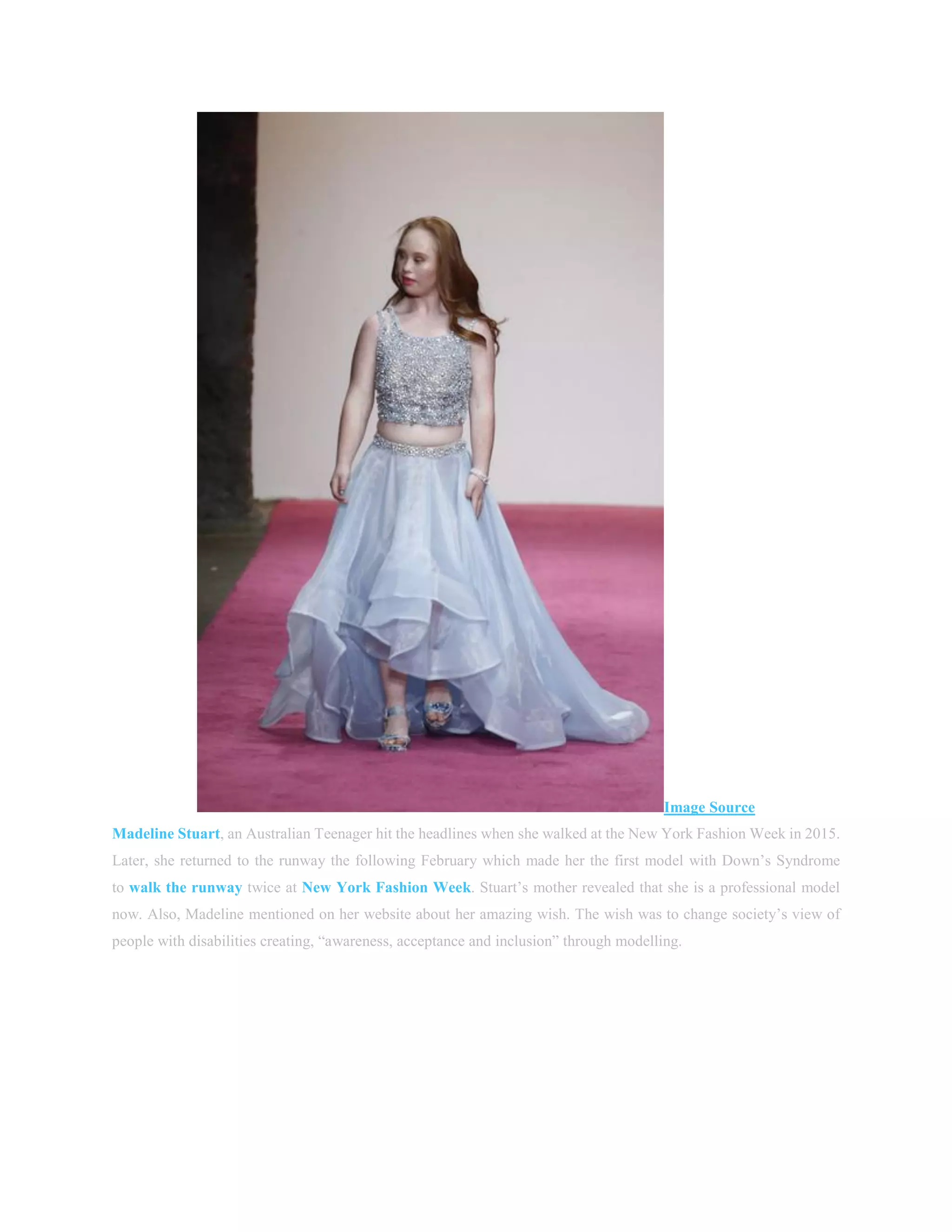 10 unusual models in the fashion industry | PDF