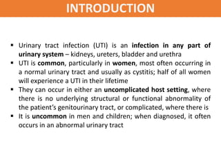 Urinary Tract Infections | PPTX