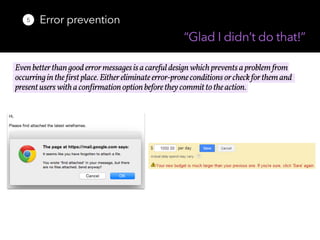 10 Usability Heuristics explained | PDF