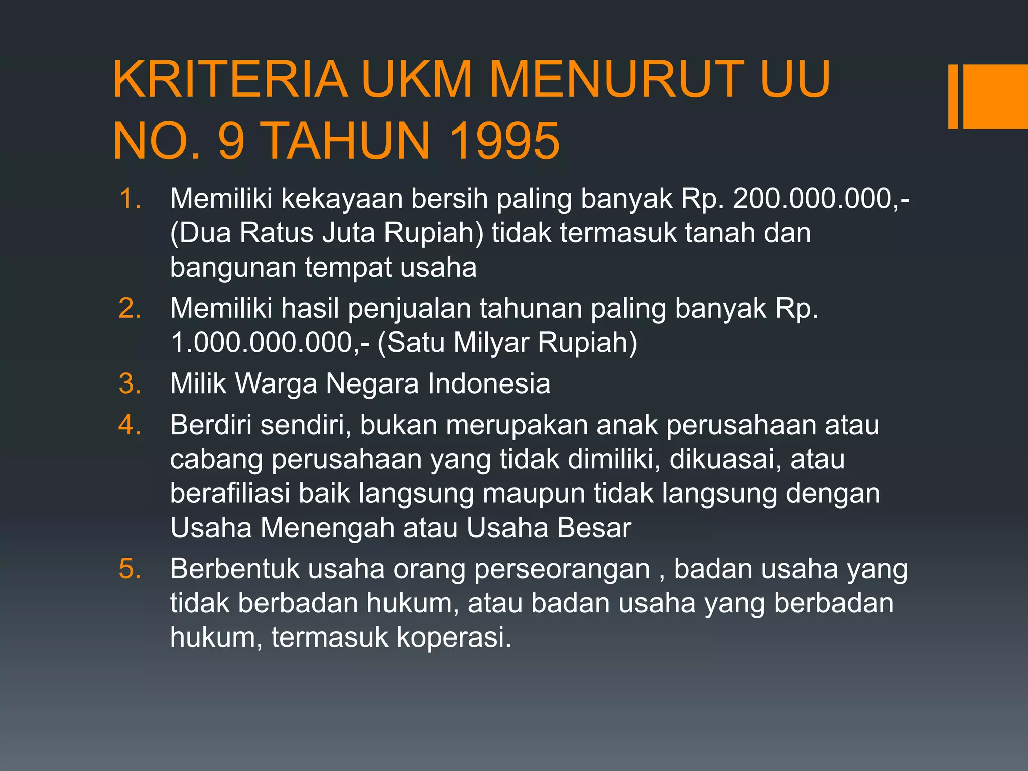 10 usaha kecil menengah (ukm) | PPT