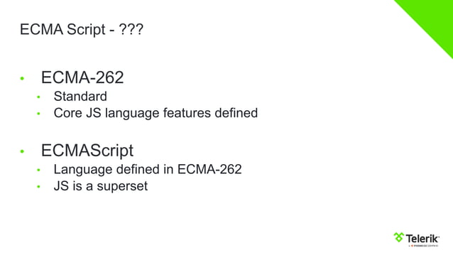 10 Useful New Features of ECMA Script 6 | PPT