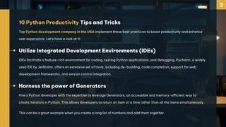 10 useful Python development setup tips to boost your productivity | PPT