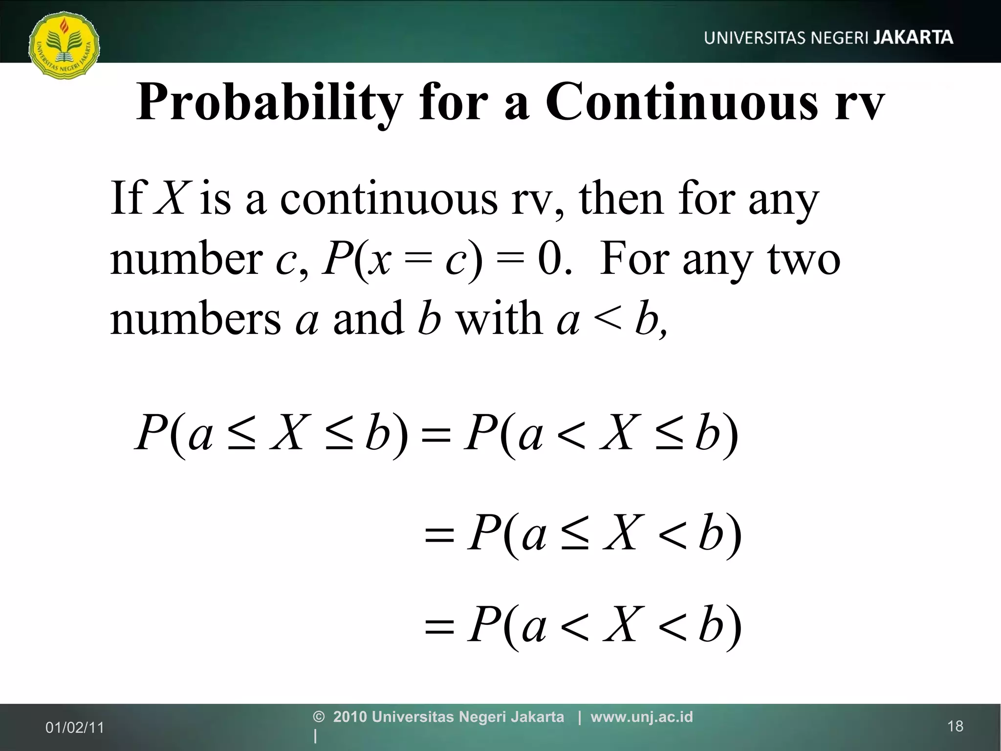 Statistika Dasar (10) variable acak | PPT | Science