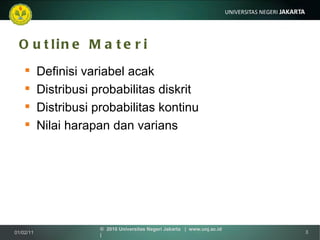 Statistika Dasar (10) variable acak | PPT | Science