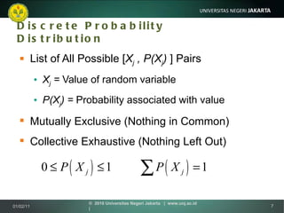 Statistika Dasar (10) variable acak | PPT | Science