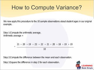 Variance And Standard Deviation | PDF