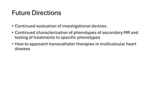 Ventricular Functional Mitral Regurgitation Management | PDF