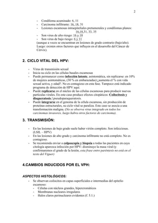 10 Virus del Papiloma Humano. VPH | PDF