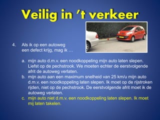 Test uw kennis van de wegcode - Reeks2 | PPTX