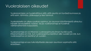 10 vuokra-asuminen | PPT