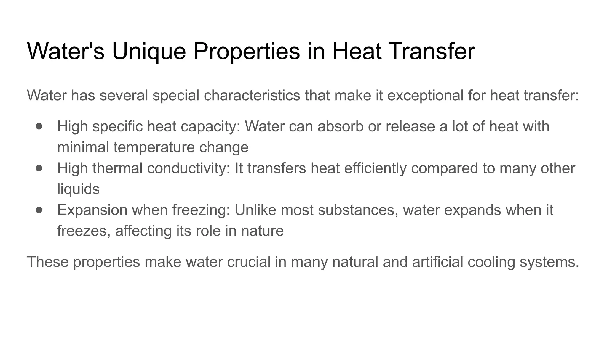 PowerPoint presentation on Water as Heat transfer Agent | PPTX