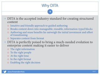 10 Ways DITA Can Help Drive a Unified Strategy | PDF