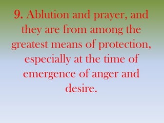 10 ways of seeking protection from the satan | PPTX