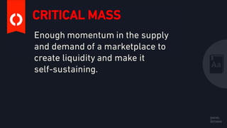 10 ways to build critical mass | PPT