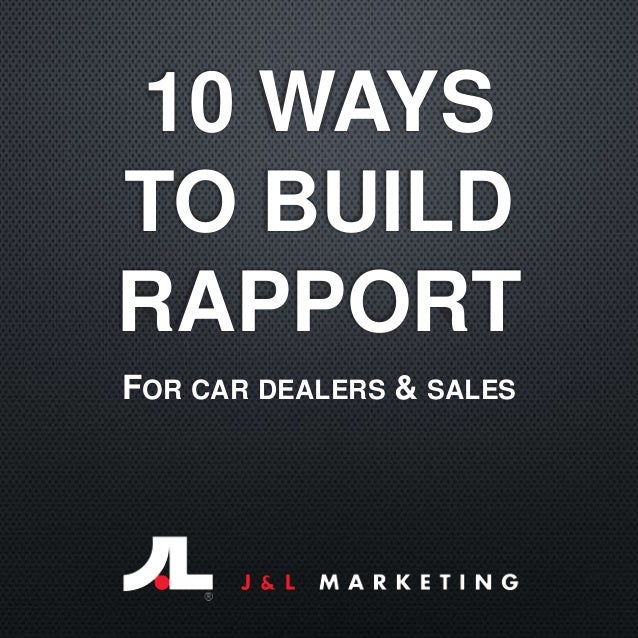 10 Ways to Build Rapport for Sales Pros