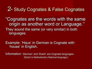 10 ways to build your vocabulary | PPT